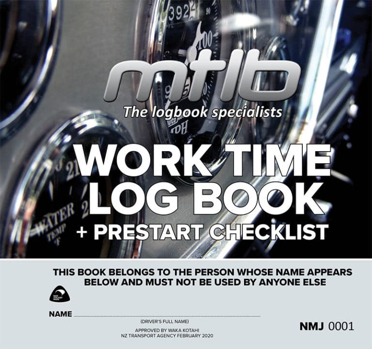 MTLB NMJ Work Time Logbook + Prestart Checklist